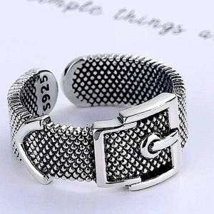 Stampd | Jewelry | Sterling Silver Belt Buckle Ring | Poshmark